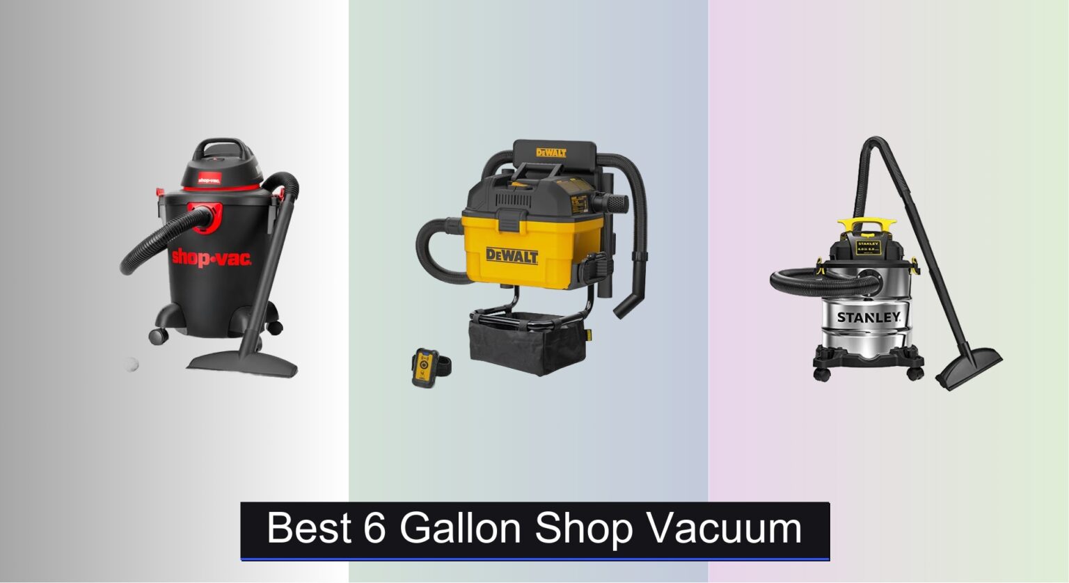 8 Best 6-Gallon Shop Vacuums to Buy in 2025 - Vacuums.Best