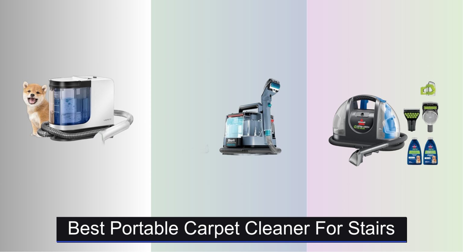8 Best Portable Carpet Cleaners for Stairs 2025 - Vacuums.Best