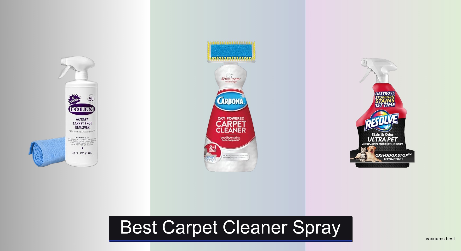 8 Best Carpet Cleaner Sprays of 2026 - Vacuums.Best