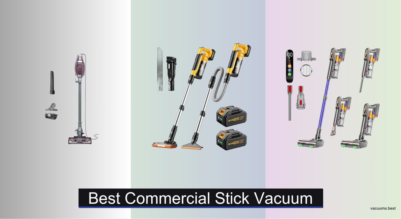 5 Best Commercial Stick Vacuums of 2026 - Vacuums.Best