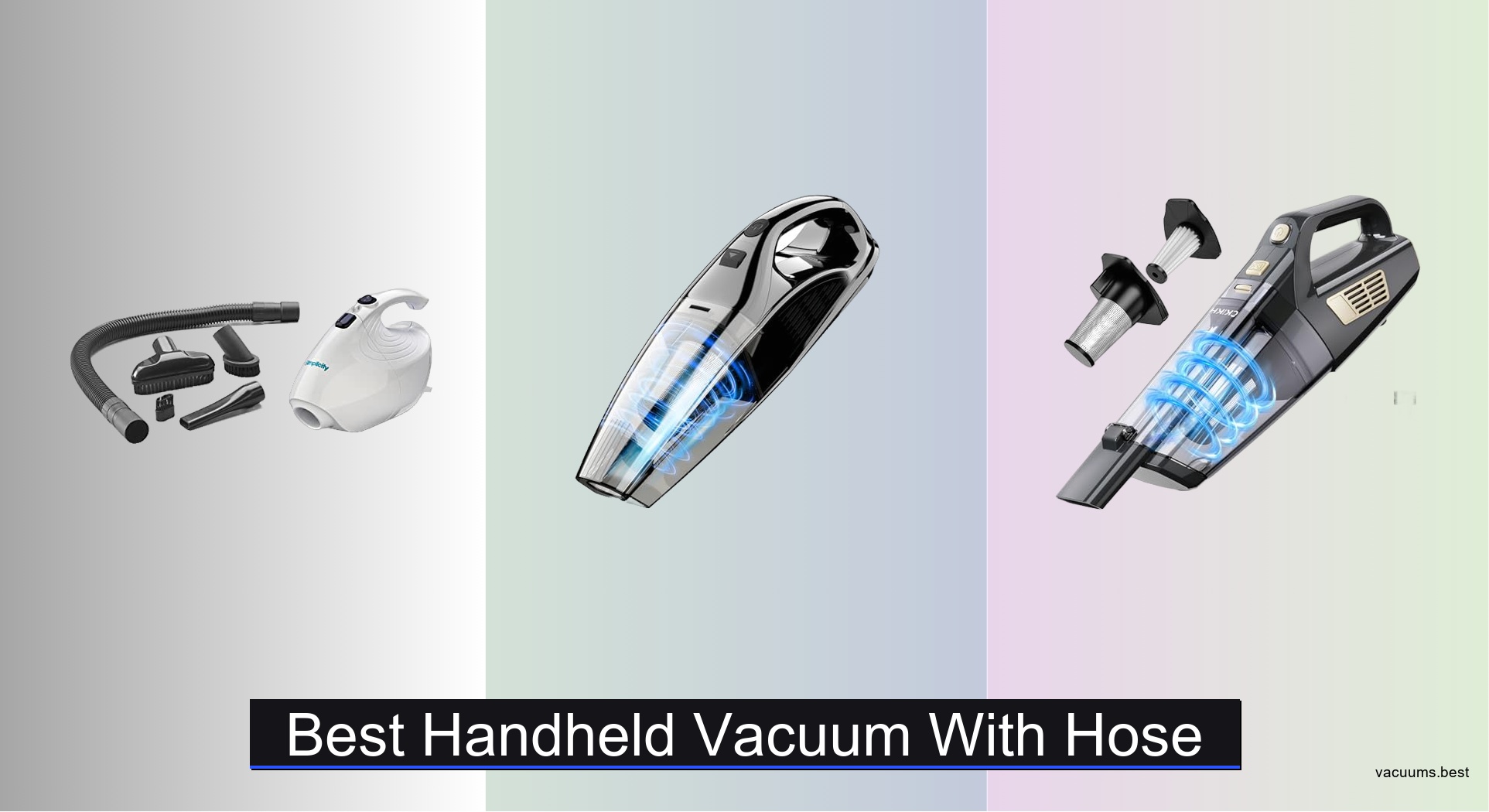 8 Best Handheld Vacuums with Hose 2026 - Vacuums.Best